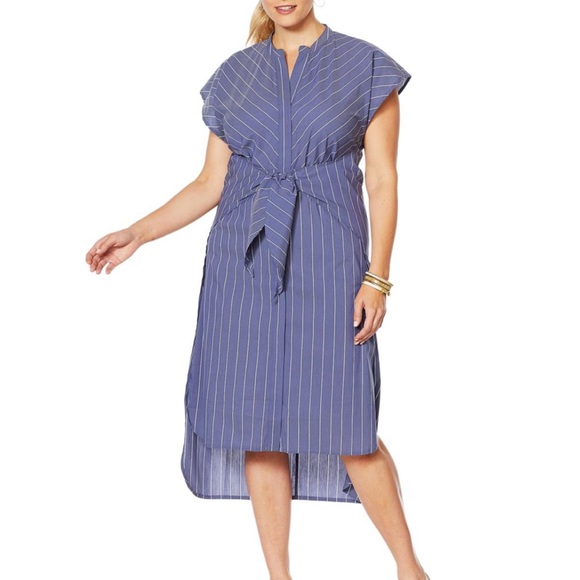 evryday jane | Dresses | New Evryday Jane Tie Waste Shirt Dress Xl ...
